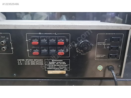 Pioneer Entegre Amfi - Pioneer SA-606 amfi - 1223525496
