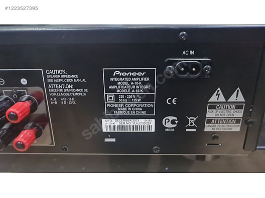 Pioneer Entegre Amfi - Pioneer A-10-K amfi - 1223527395