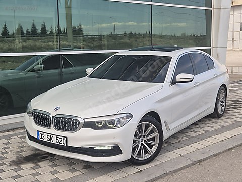 BMW / 5 Serisi / 520d xDrive / Luxury Line / HATASIZ DEGISENSIZ ILK ELDEN 160KM BAKIMLI 5.20 ...