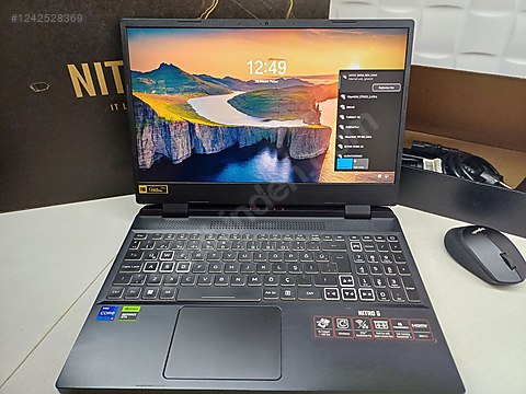 Acer Nitro 5 i7 12 nesil 20 çekirdek işlemcili sıfır ayarında - İlan ve ...