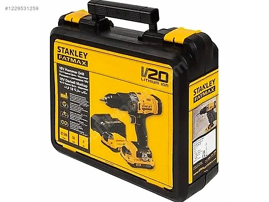 Stanley SCD718D2K Şarjlı Darbeli Matkap Vidalama Li-ion 18V 2.0A ...