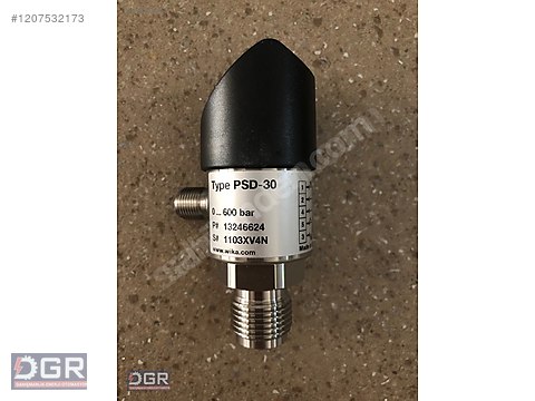 WIKA PSD-30 0..600 BAR, 4-20 mA, 1/2"dişli, Basınç Transmitteri ...