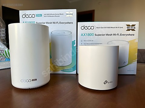 TP-Link Deco X20-DSL + X20 AP // VDSL Fiber Wifi 6 sahibinden.comda ...