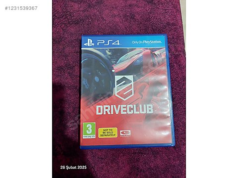 Drive Club Ps4 Oyun Orjinal Sıfırdan Farksız Çiziksiz sahibinden.comda ...