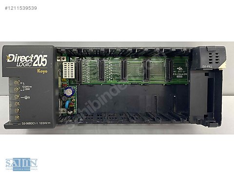 KOYO DİRECT 205 D2-06BDC1-1 RACK // D2-230 // D2-16TD2-2 PLC sahibinden ...