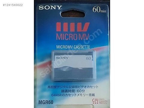 Sony MGR60 Micro MV 60Min Kaset sahibinden.comda - 1241540022