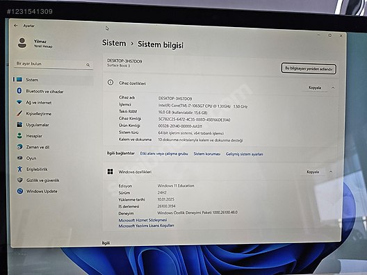 Microsoft Surface Book 3 (15 inch) ve Dock 2 Tablet ve Laptop - İlan ve ...