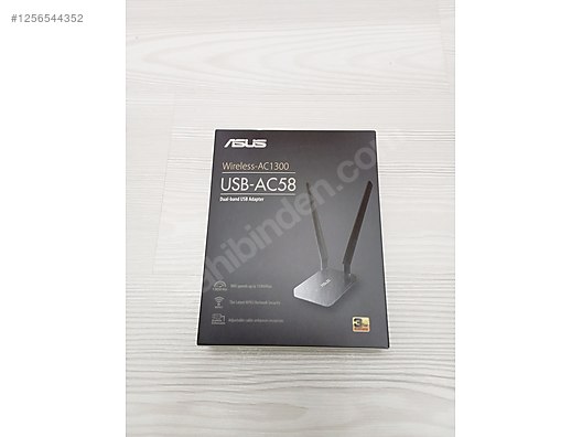 ASUS USB-AC58 DualBand AC1300 Yüksek Çekim Wireless Adaptör - Ağ ...