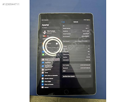 İpad 9. nesil garantili nokta ciziksiz - Apple iPad 9 sahibinden.com'da - 1230544711