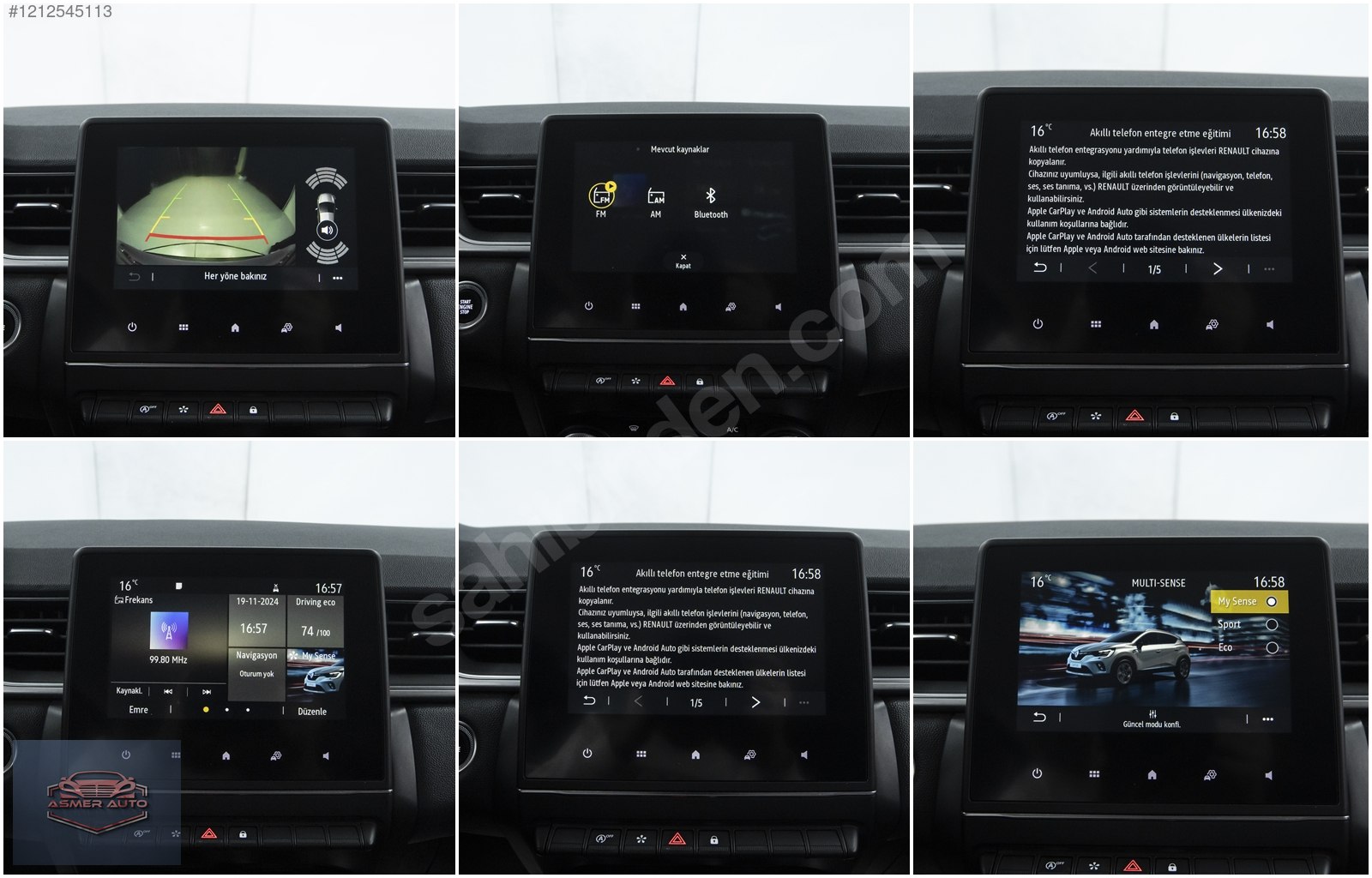 Renault / Captur / 1.3 TCe / Icon / ASMER AUTO'DAN CAPTUR 1.3EDC TCE ...