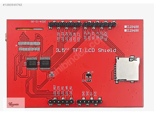 Arduino UNO 3,5 inç TFT Dokunmatik Ekran LCD Modülü E63X - Arduino ...
