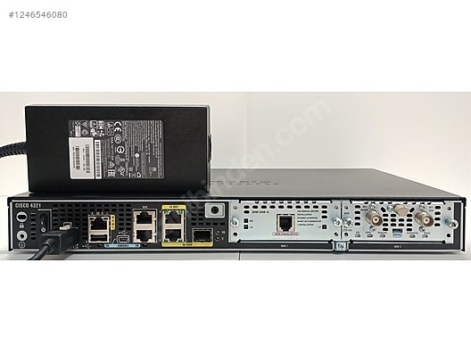 CISCO 4300 SERIES ISR4321/K9 V02 ROUTER 1XSFP GİGABİT 4G LTE - Router ...