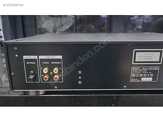 SONY CDP X202ES cd player sahibinden.comda - 1233548744