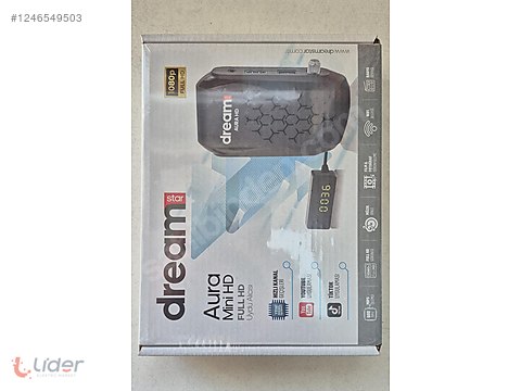 DreamStar Aura HD Cihazı Sıfır Kapalı Kutu Garantili sahibinden.comda - 1246549503