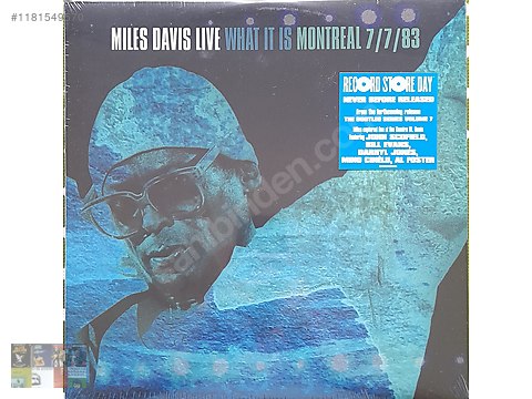MILES DAVIS Live (What It Is Montreal 7/7/83) 2LP - Müzik Plakları Alışverişte İlk Adres ...