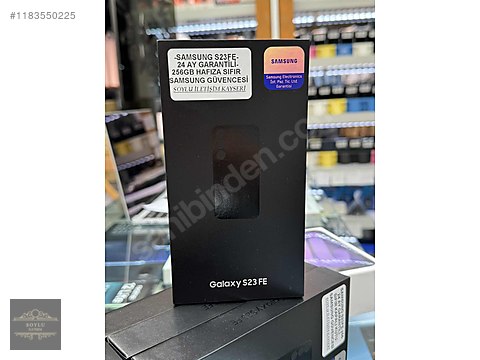 Samsung / Galaxy S23 FE / SOYLU İLETİŞİM SAMSUNG S23FE-256GB HAFIZA SIFIR 24 AY GARANTİ ...