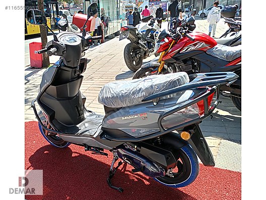 Kuba Space 50 Pro 2024 Model Scooter / Maxi Scooter Motor Motosiklet ...