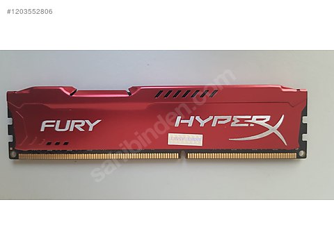 Kingston Hyperx Fury Red 8 GB 1600 MHz CL10 DDR3 Ram 8GB - RAM Bellek ...
