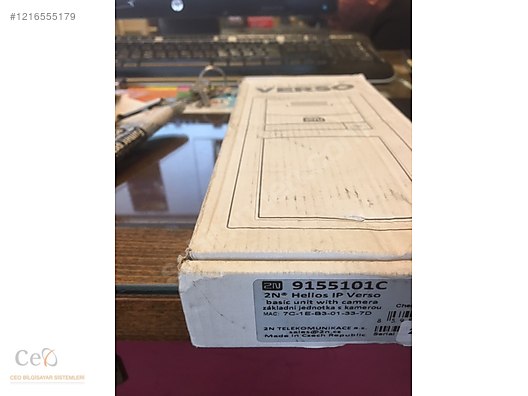 2N 9155101C Helios IP Verso Basic Unit with Camera - İnterkom ve ...