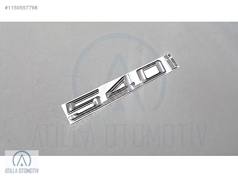 BMW 5 SERİSİ E39 1996-2004 540İ BAGAJ YAZISI KROM - İlan ve alışverişte ...
