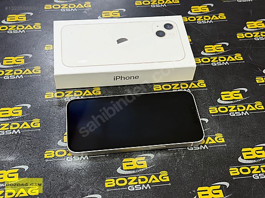 Apple / iPhone 13 / İPHONE 13 128 GB BEYAZ TERTEMİZ FATURALI 11 AY KVK ...