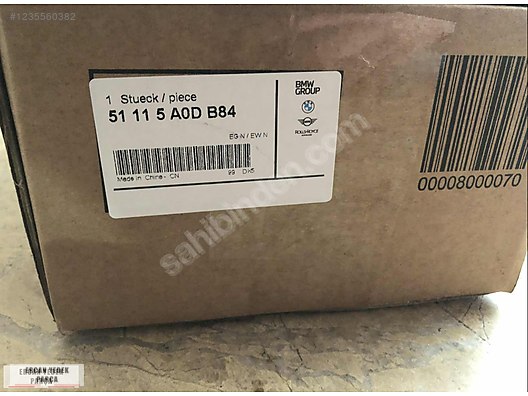 BMW X1 SERİSİ U11 SAĞ TAMPON ÇITASI SIFIR ORJ 51115A0DB84 - İlan ve ...