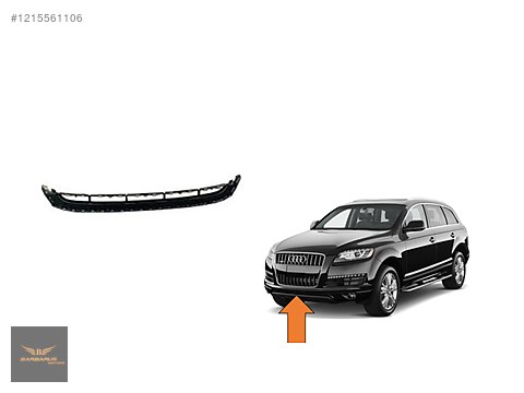 4L0807683C AUDI Q7 2010-2015 ÖN TAMPON ALT ORTA IZGARA - İlan ve ...