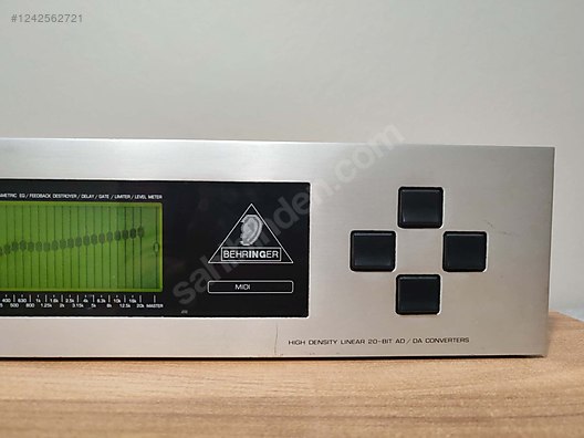 BEHRİNGER DSP-8000 DİJİTAL EKOLAYZER / SIFIR GİBİ sahibinden.comda ...