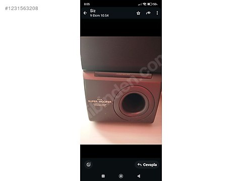 SONY Super Woofer SS-LB555AV - İkinci El Sony Subwoofer (Ev Tipi ...