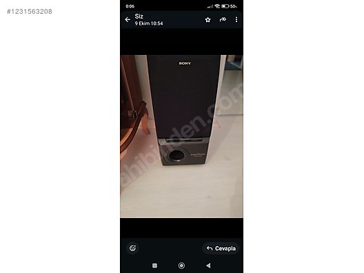 SONY Super Woofer SS-LB555AV - İkinci El Sony Subwoofer (Ev Tipi ...