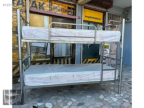 Ranza / EV OTEL YURT TIPI METAL GRI RANZA YATAK ÜCRETSİZ TESLİMAT ...