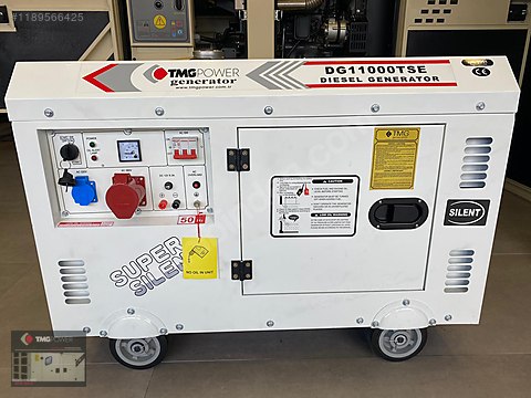 TMG POWER 11 KVA DİZEL PORTATİF KABİNLİ JENERATÖR - Türkiye'nin ilan ...