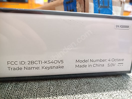 KEYSNAKE 2 White 49 Key 4 Octave KS000698 5V Piyano Aksesuarı - Piyano ...