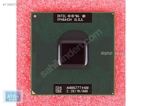 Intel Pentium T4400 2.2 GHz Dual-Core CPU Processor SLGJL - İlan ve ...