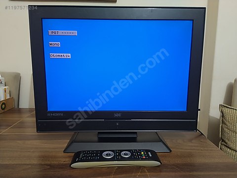 SEG 19"/48 CM TV + PC MONİTÖR +KUMANDA - İkinci El SEG LED & LCD TV ...