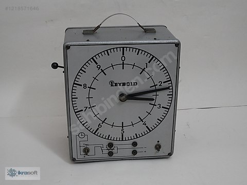 Vintage Leybold Zaman Makinası Saati 1953 made ın germany at sahibinden ...