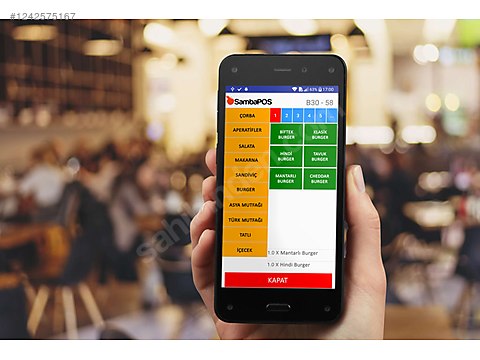 SAMBAPOS MOBİL GARSON UYGULAMASI V5 PRO sahibinden.comda - 1242575167