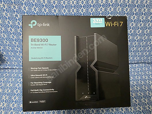 TP LİNK ARCHER B550 TREE BAND WİFİ 7 ROUTER sahibinden.comda - 1298575289