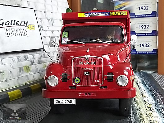Özel Yapım Diecast Model 1:18 MAN Kamyon Çeşitleri - 1289577075