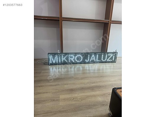 Led kayar yazılı reklam panosu ebatı(200x34)beyaz ledli - Yapı ...