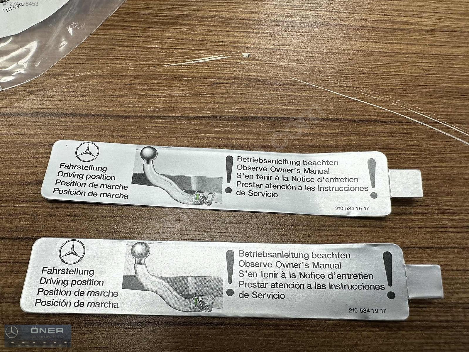 Otomobil & Arazi Aracı / İç Aksesuar / MERCEDES W124 W123 W201 W202 ...