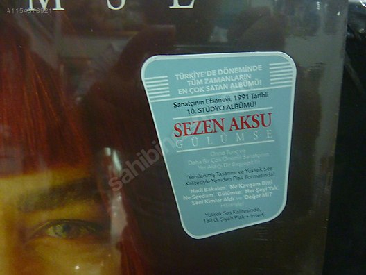 Sezen Aksu GÜlÜmse AlbÜmÜ Sifir Yenİ 33 Devİr Plak Lp Müzik Plakları