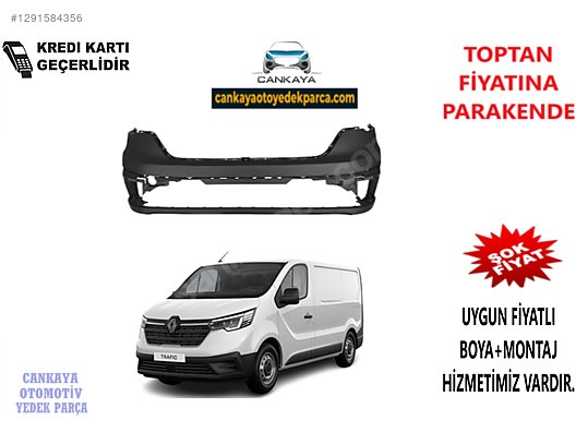 Minivan & Panelvan / Kaporta & Karoser / RENAULT TRAFİC 2021+ ÖN TAMPON ...