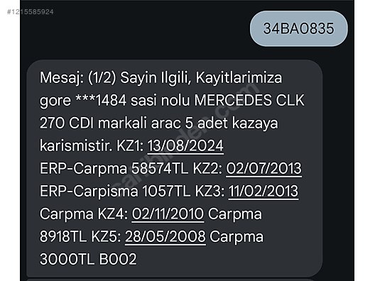 Mercedes-Benz / CLK / CLK 270 CDI / Avantgarde / CLK 270 *277bin km* W209 SAHİBİNDEN sahibinden ...
