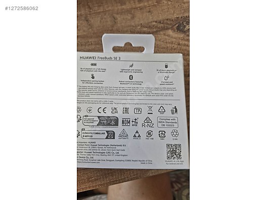 Huawei FreeBuds Kulak İçi Bluetooth Kulaklık - 1272586062