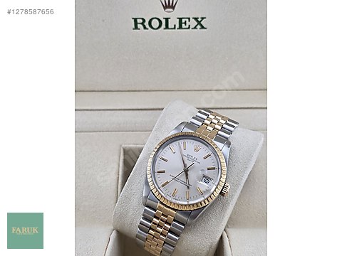 Rolex / ROLEX DATE 34mm GRİ KADRAN ÇELİK ALTIN JÜBİLE sahibinden.comda ...