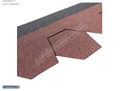 SAFİR SHINGLE YAPRAK DESENLİ** KIRMIZI ***KAMPANYA**GROS ÇATI ...