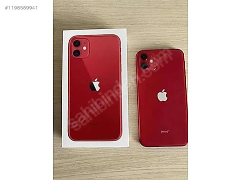 Apple / iPhone 11 / İPhone 11 kırmızı 128 gb sahibinden.comda - 1198589941