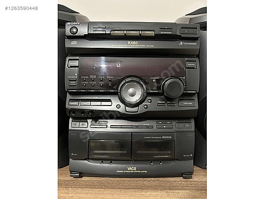 Sony RX80 Müzik Seti - İkinci El Sony Müzik Seti & Teyp modelleri ...