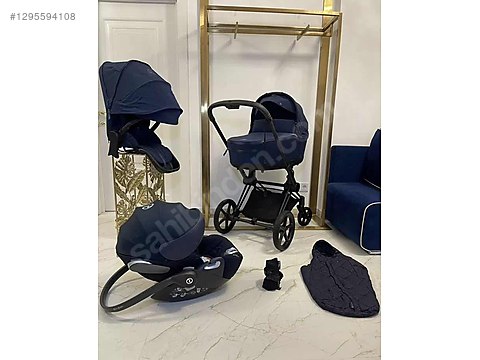 Cybex Priam 4 Nautical Blue Mat Siyah Şasi 3'ü 1 - Cybex Bebek Arabası ...